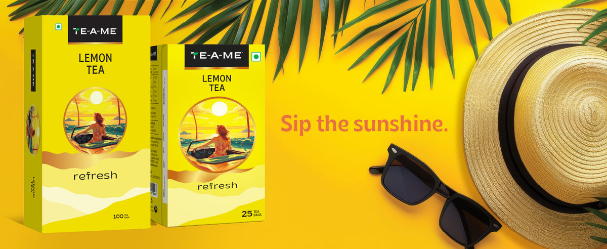 Buy Online: Te-A-Me Lemon Tea from India, 25 tea bags – TE-A-ME