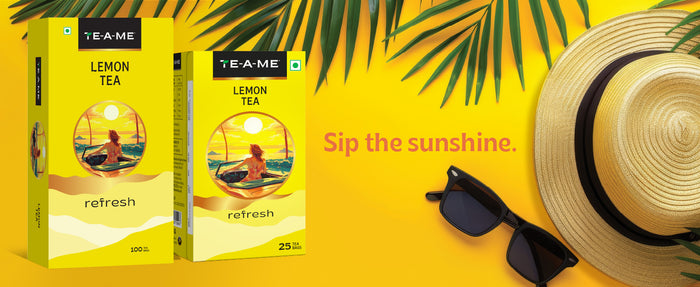 Buy Online: Te-A-Me Lemon Tea from India, 25 tea bags – TE-A-ME