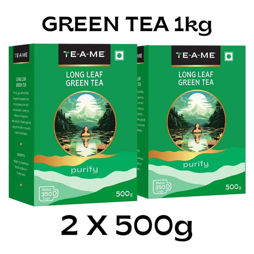 Long Leaf Green Tea 1kg Pack | Bulk Green Tea Online | TE-A-ME